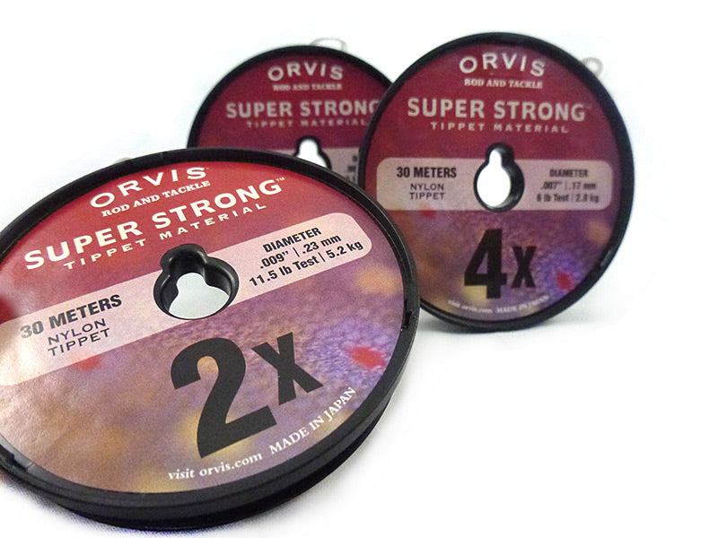 ORVIS Super Strong Tipprt Material 30M Spool 0X to 7X – www ...